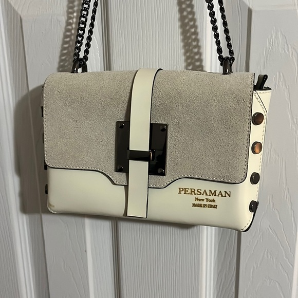 Persaman New York | Bags | Persaman New York Leather And Suede Bag Made ...